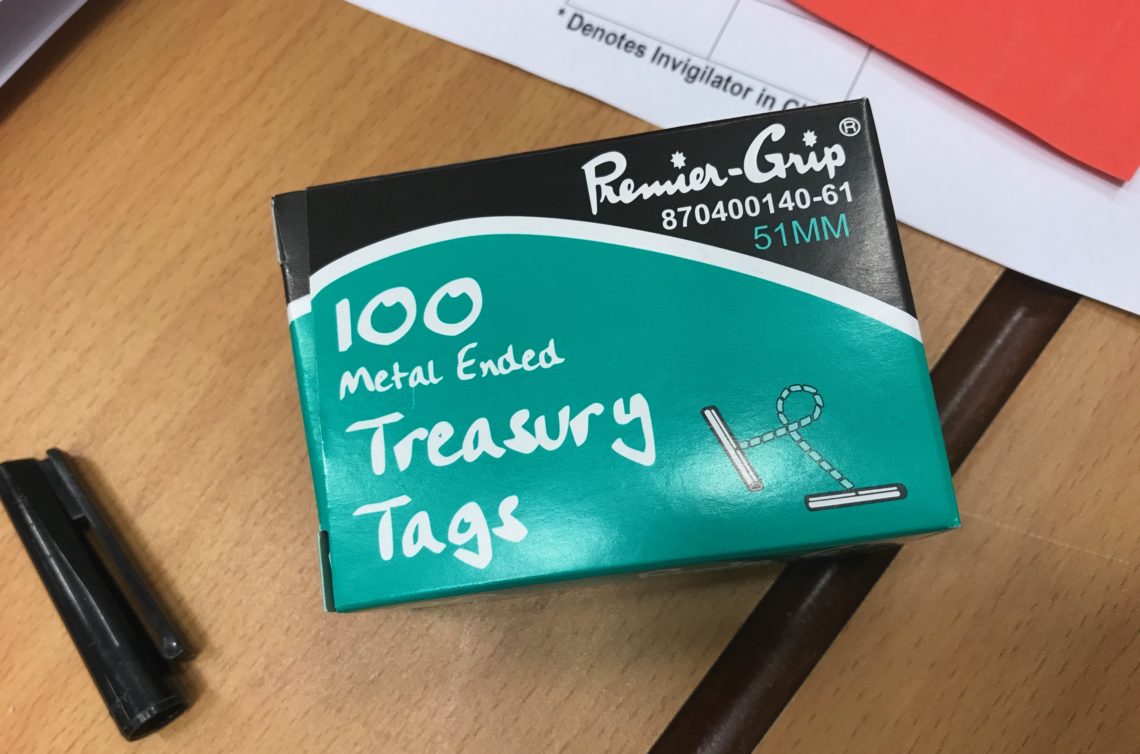 The Treasury Tag - A Very British Stationery Item? - Bleistift